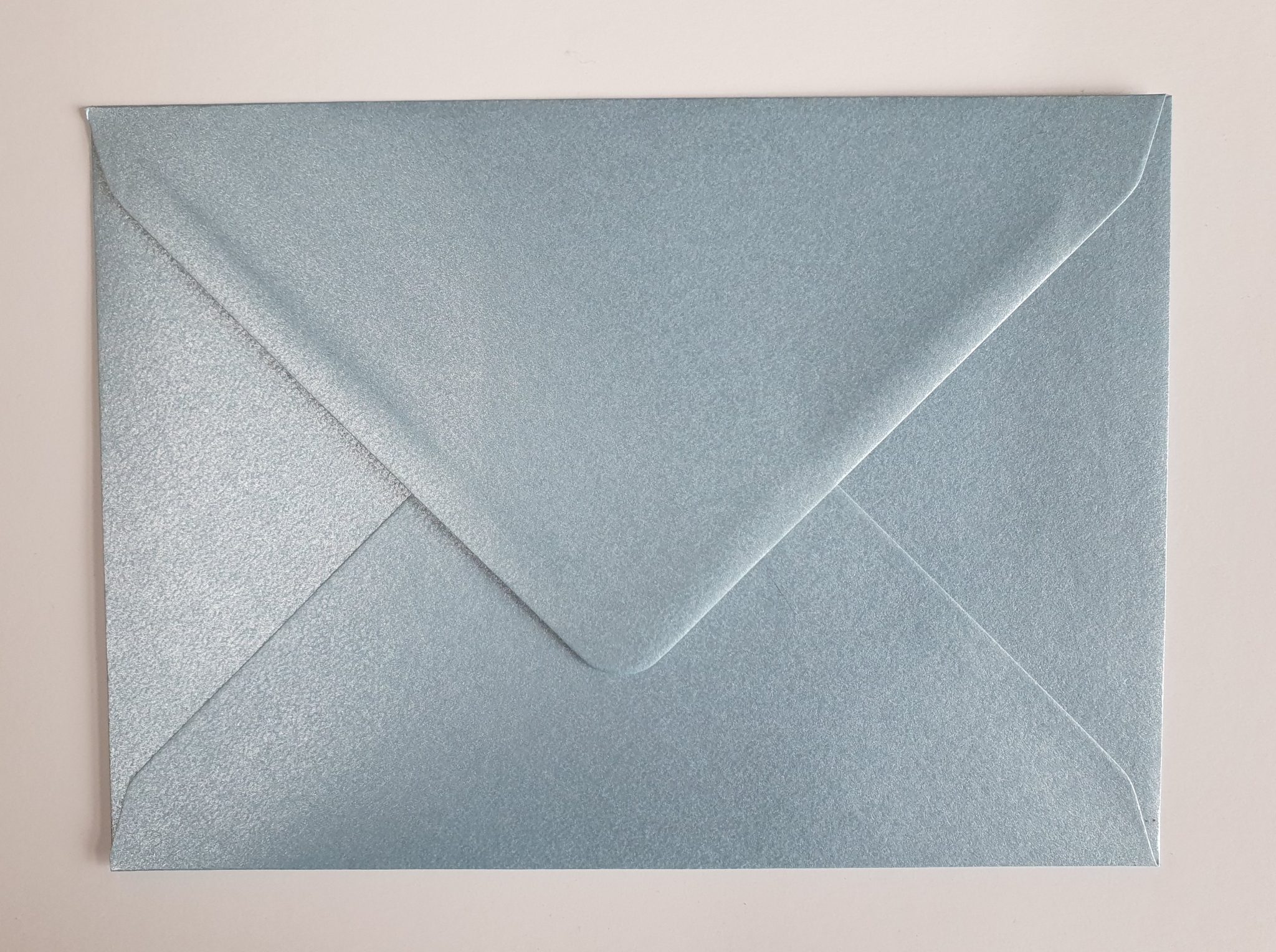 133 x 184mm Fresh Blue Pearlescent Envelopes for 5x7 cards - Envelopes4You