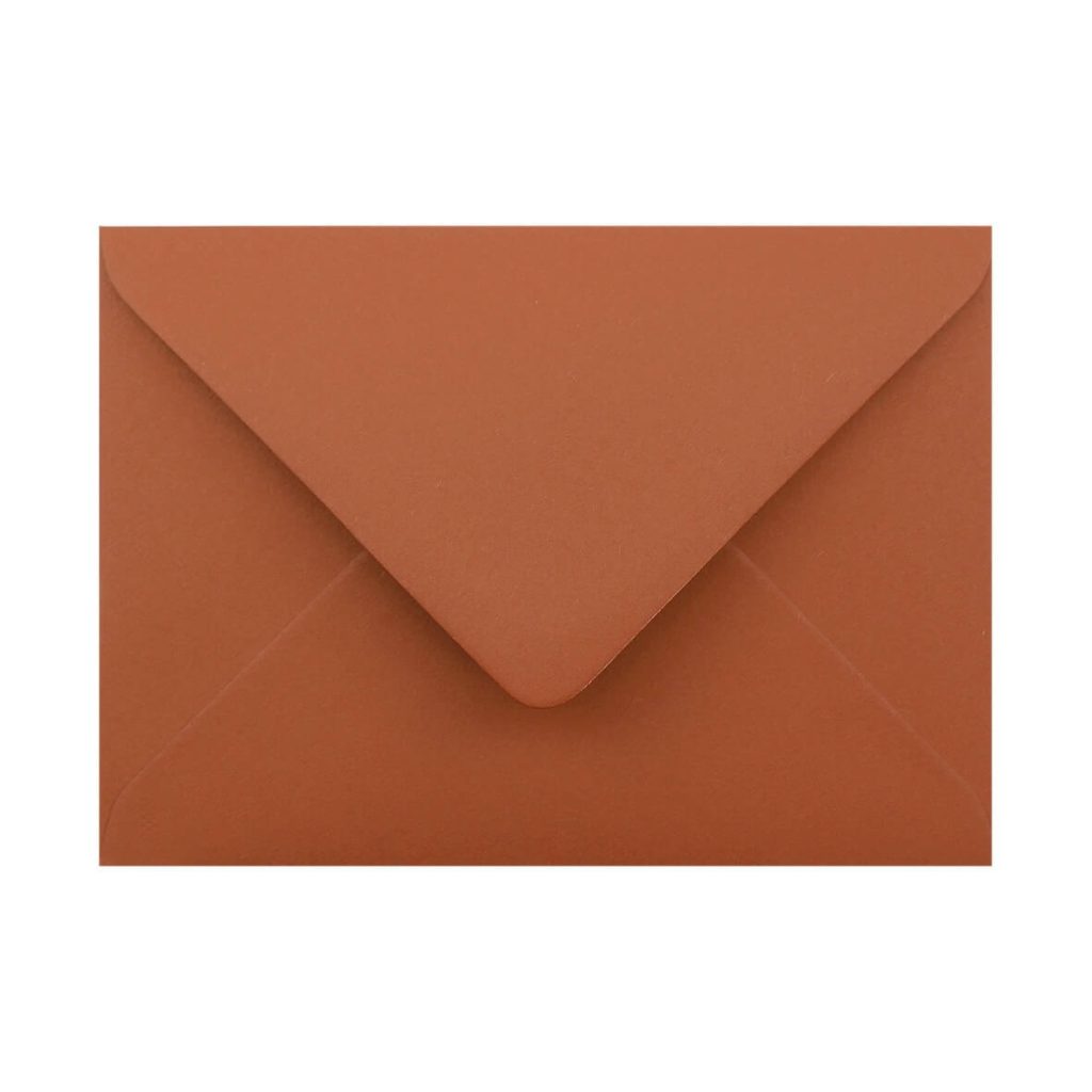 C6 (114 x 162mm) Colorplan Rust / Terracotta Envelopes 135gsm Gummed ... C6 (114 x 162mm) Colorplan Rust / Terracotta Envelopes 135gsm Gummed ...